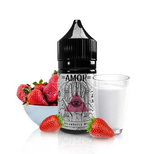 Amor Strawberry Milk Saltnic - IDMX - DXB Vape Saltnic Al Ain UAE