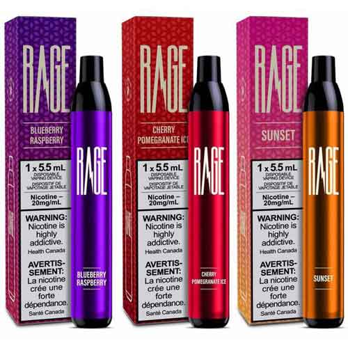 RAGE DISPOSABLE VAPE 2200Puffs - DXB Vape Disposable UAE